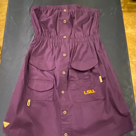 Columbia | Dresses | Lsu Girls Columbia Dress Small | Poshmark